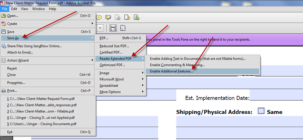 Working with fillable forms in Adobe